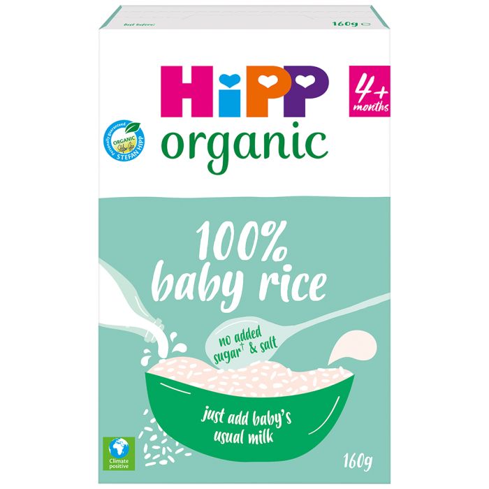 Hipp Organic 100% Baby Rice 4+ Months 160g – Five Stories