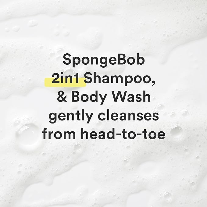 Suave Kids SpongeBob SquarePants Jellyfish Splash 2-in-1 Shampoo + Body ...